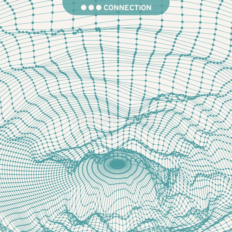 Lattice Structure. Science or Technology Background. Graphic Design. 3d ...