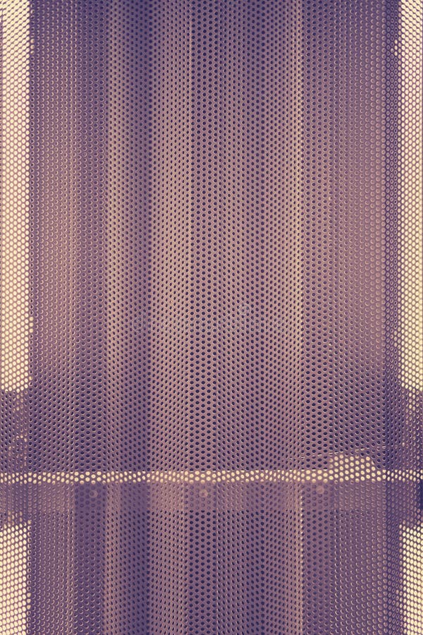 The Lattice Texture of Metal with Round Uniform Holes and a Light Bulb ...