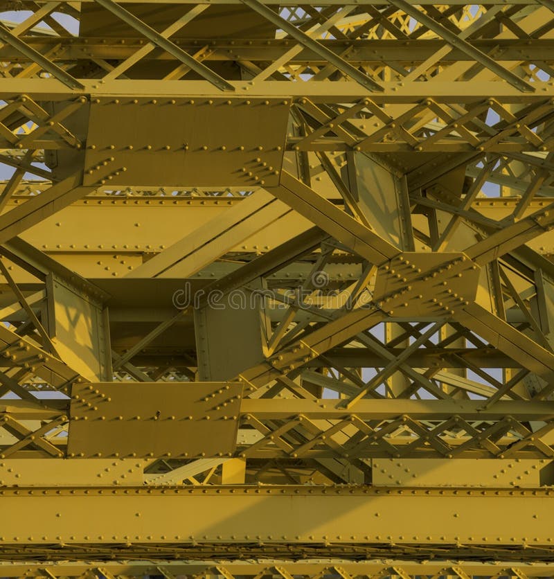 Lattice Work on Bridge stock photo. Image of work, support - 104879358