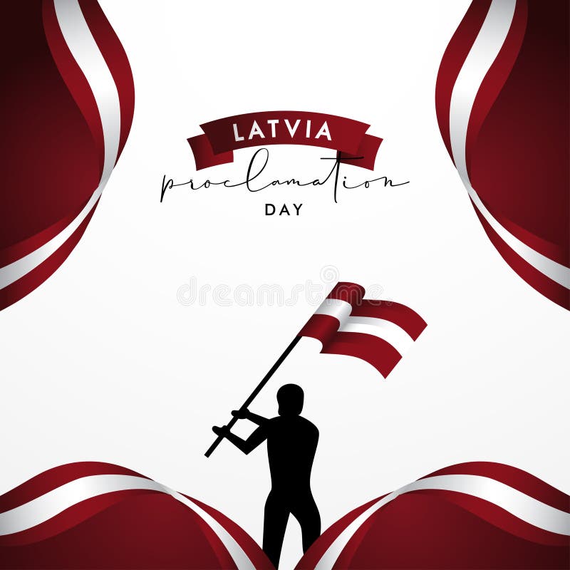 Latvia Independence Day Vector Design Illustration for Banner and ...