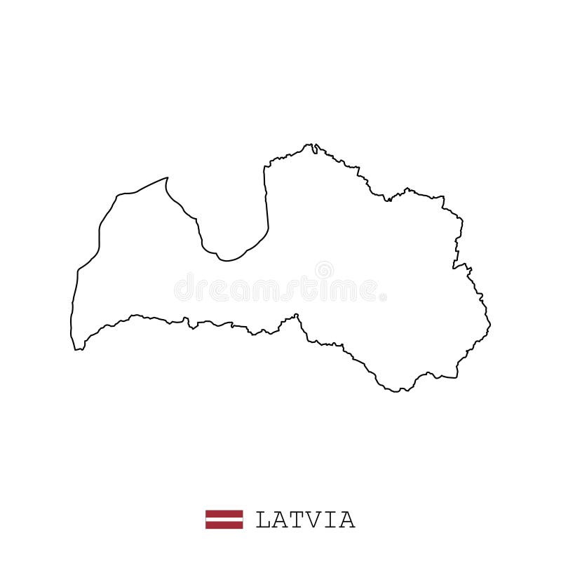 Latvia Region Map Grey Outline White Stock Illustrations – 18 Latvia ...