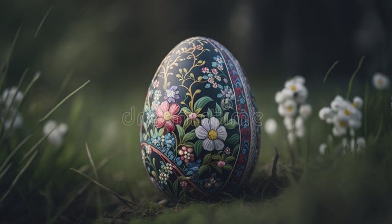 Latvian Easter Egg. Generative AI Stock Illustration - Illustration of ...