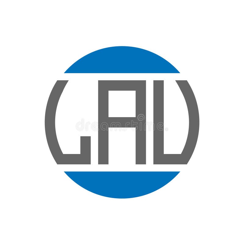 LAU Letter Logo Design on White Background. LAU Creative Initials ...