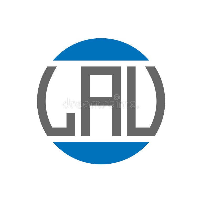 LAU Letter Logo Design on White Background. LAU Creative Initials ...