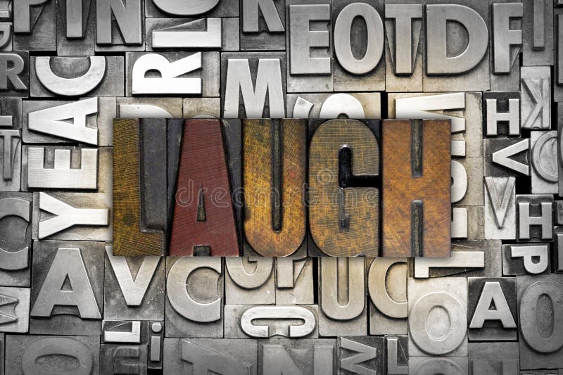 Grunge Laugh Sign stock image. Image of studio, beautiful - 16398793