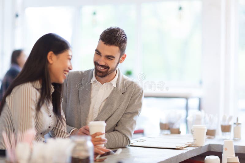 Laugh at break stock image. Image of teamwork, laughing - 79044079