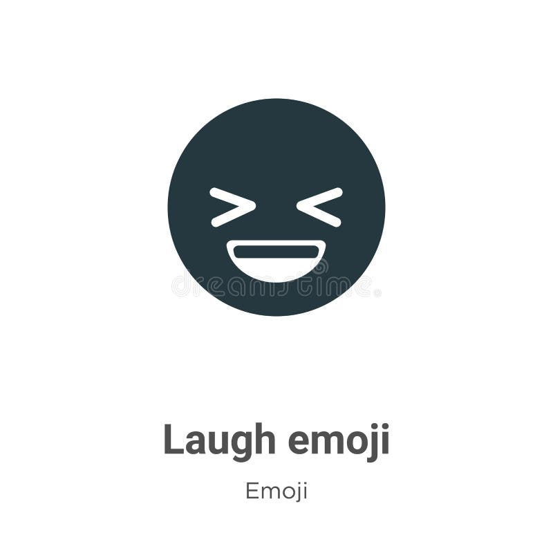 Laugh Emoji Icon in Filled, Thin Line, Outline and Stroke Style. Vector ...