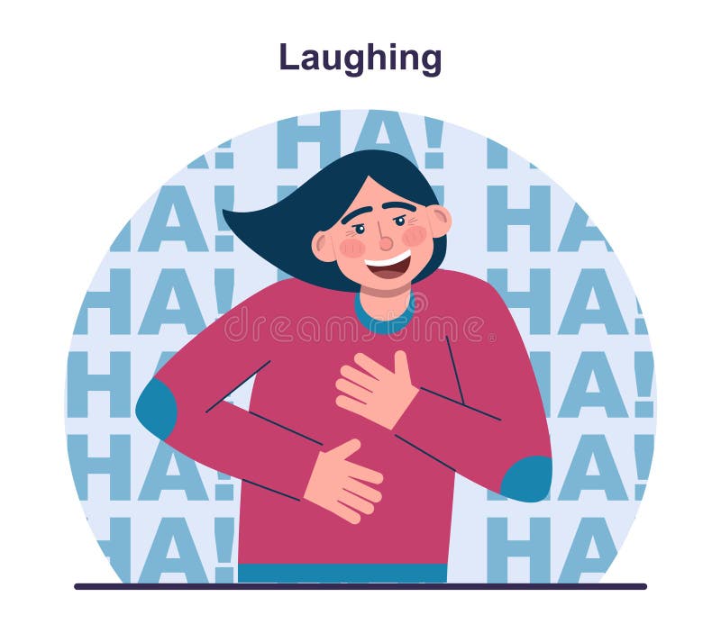 Laughing. BASIC Ph concept stock vector. Illustration of identity - 264887802