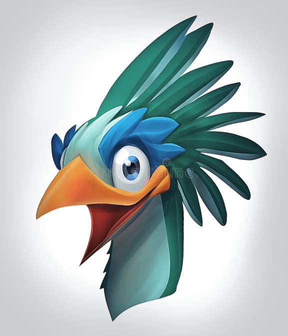 Laughing Bird stock illustration. Illustration of icon - 64817177