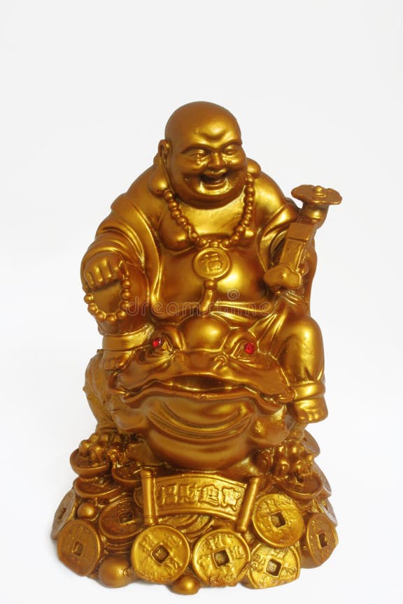 Laughing Buddha stock image. Image of charm, finger, budha - 1097565