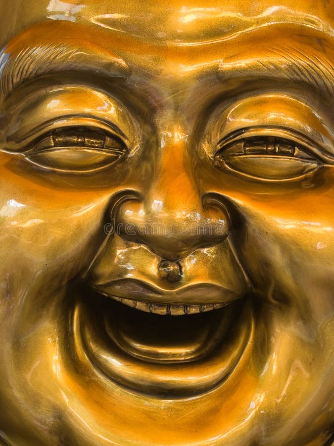 Laughing Buddha Drawing Head