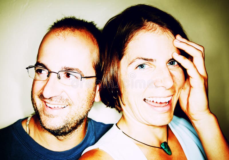 Laughing Couple stock photo. Image of funny, couple, closeup - 11125416