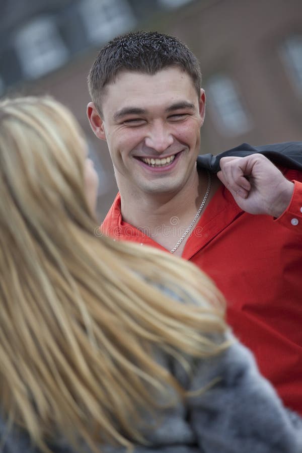 Laughing couple stock image. Image of laughing, family - 18786977