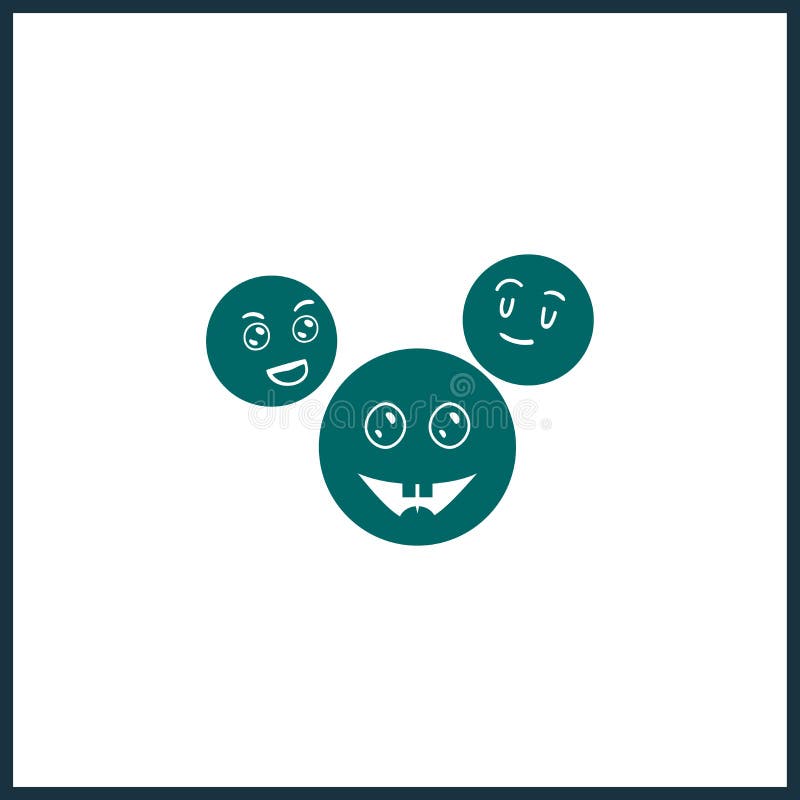 Laughing Emoji Vector Icon Emoji Simple Icon Stock Illustration ...
