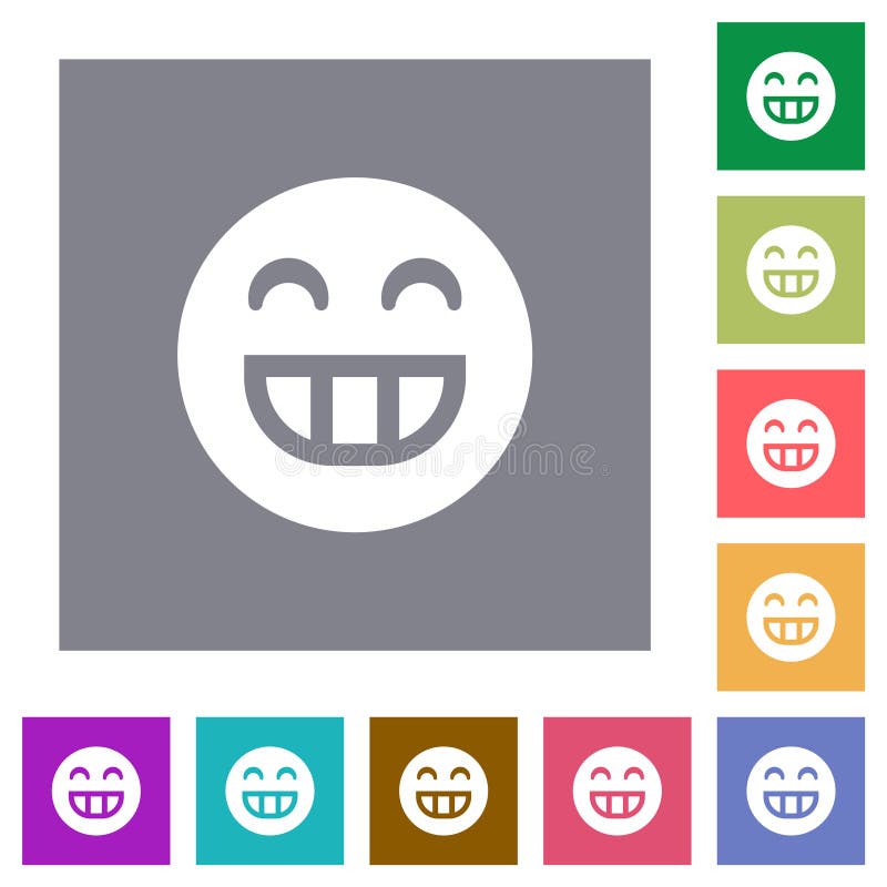 Square Smiley Face Icons Stock Illustrations – 350 Square Smiley Face ...