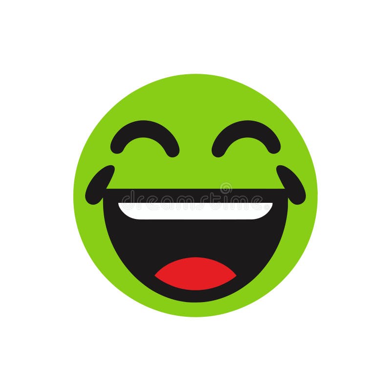 Laughing face vector. stock vector. Illustration of funny - 315634407