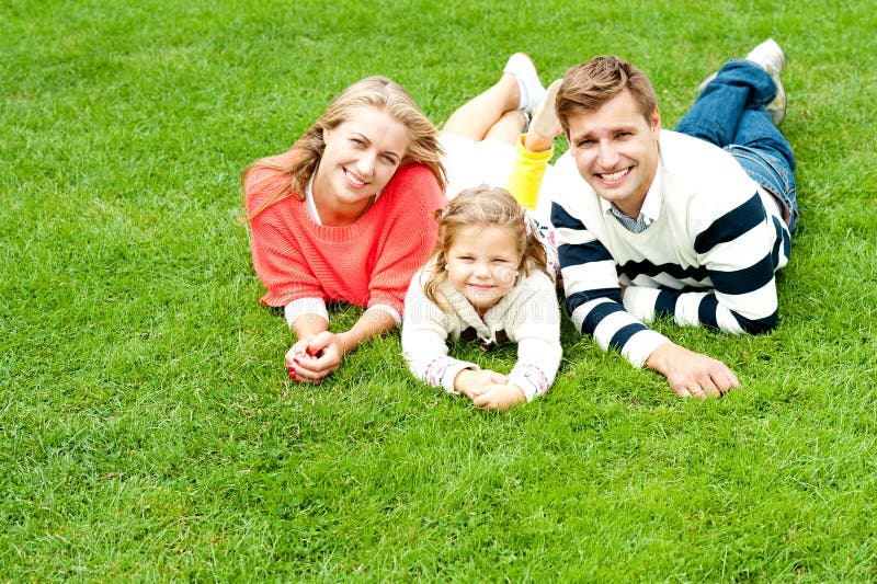 Laughing Family of Three Having Fun Together Stock Photo - Image of ...
