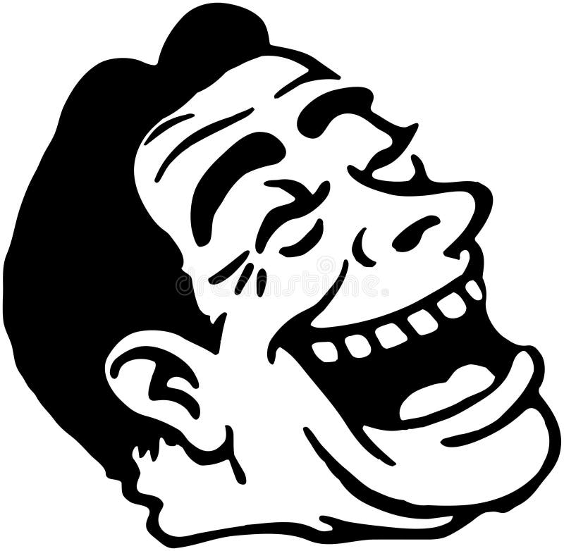 Fat Man Laughing stock vector. Illustration of guys, clipart - 42097709