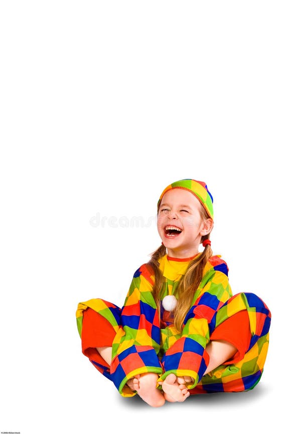 Laughing fool stock image. Image of blue, circus, eyes - 5836491