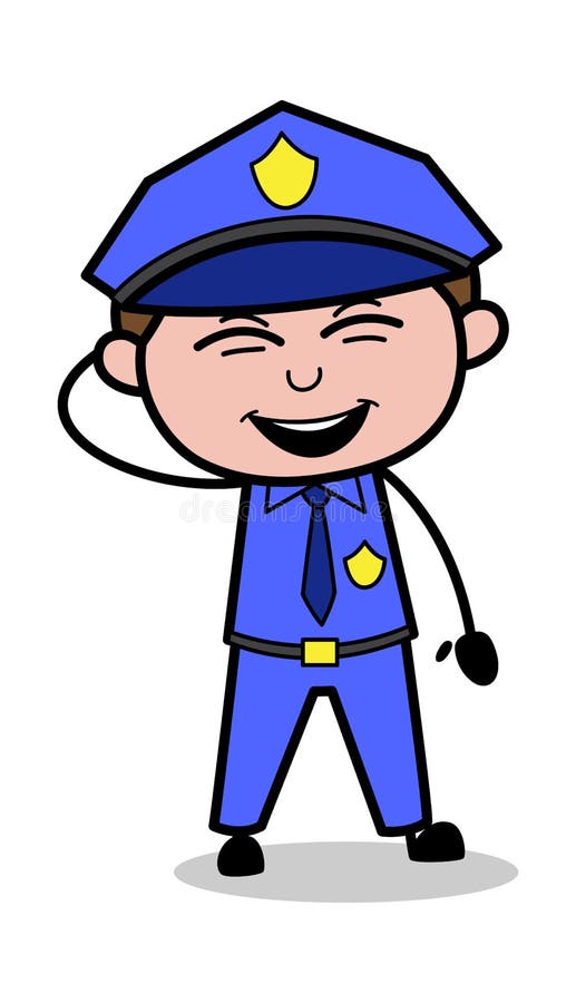 Laughing Policeman Stock Illustrations – 90 Laughing Policeman Stock ...