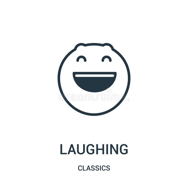 Laughing emoticon stock vector. Illustration of chat - 16999466