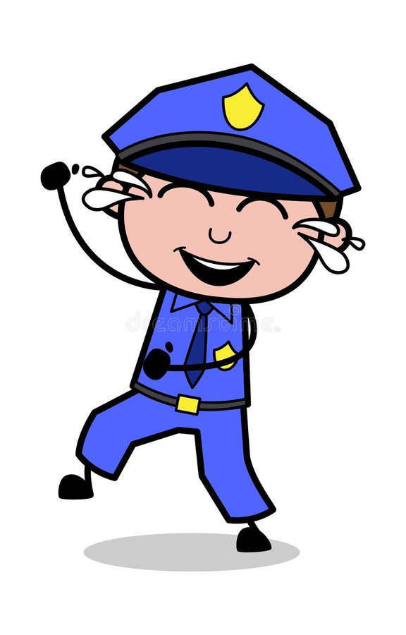 Laughing Policeman Stock Illustrations – 100 Laughing Policeman Stock ...