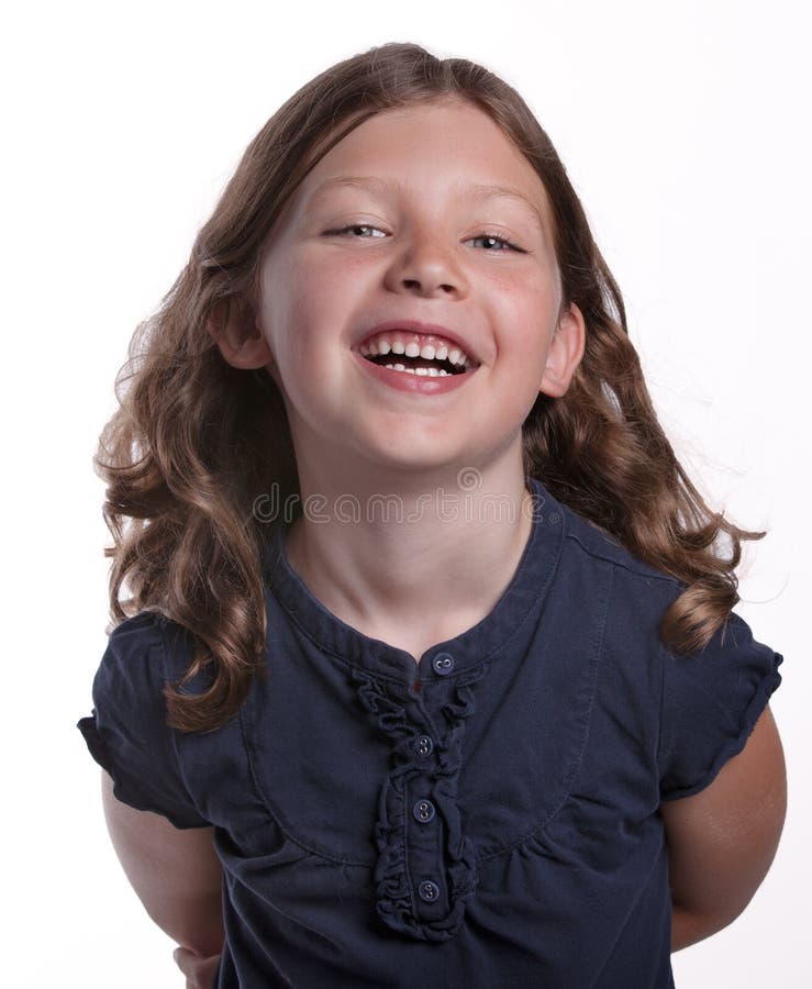 Little Girl Laughing Dimples Stock Photos - Free & Royalty-Free Stock ...