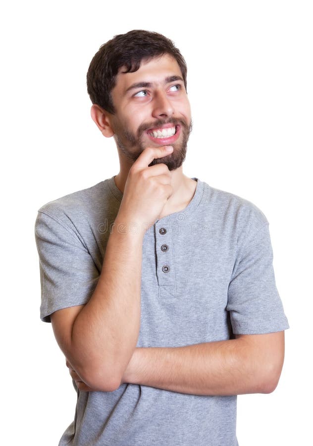 Man looking left stock image. Image of young, human, closeup - 34648385