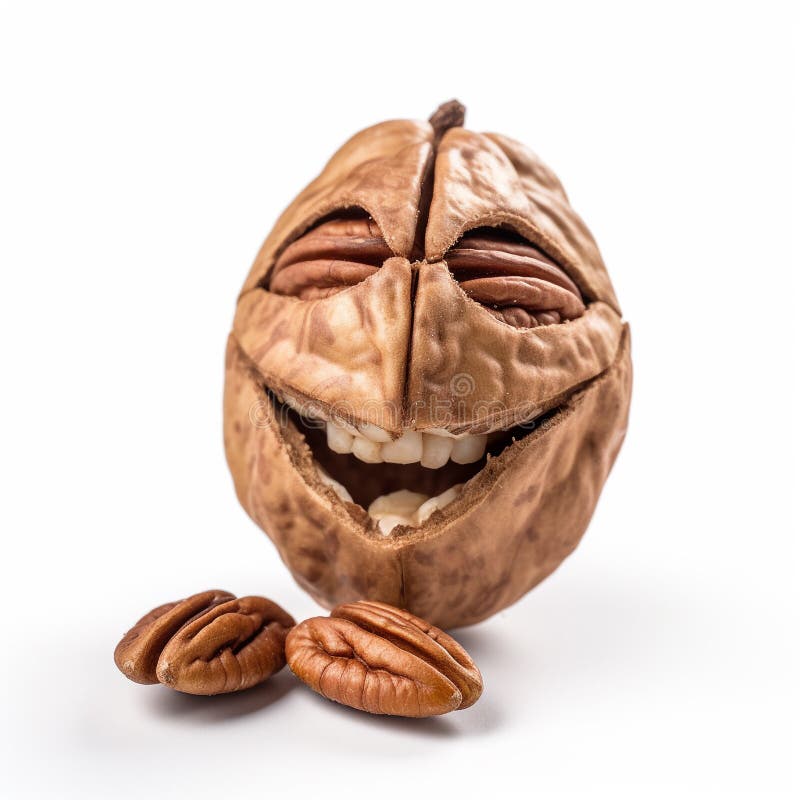 Laughing Pecan Nut: a Cute and Cheerful Image for Your Next Project ...