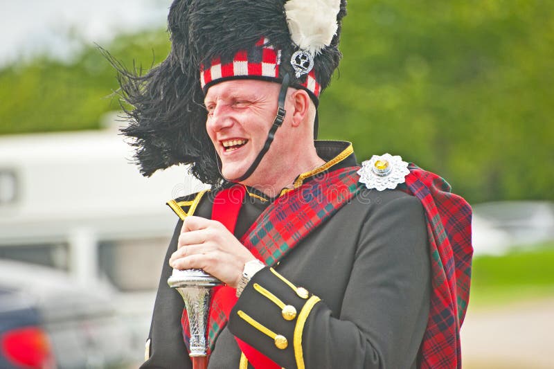 Pipe Major at the Cowal Gathering in Scotland Editorial Image - Image ...