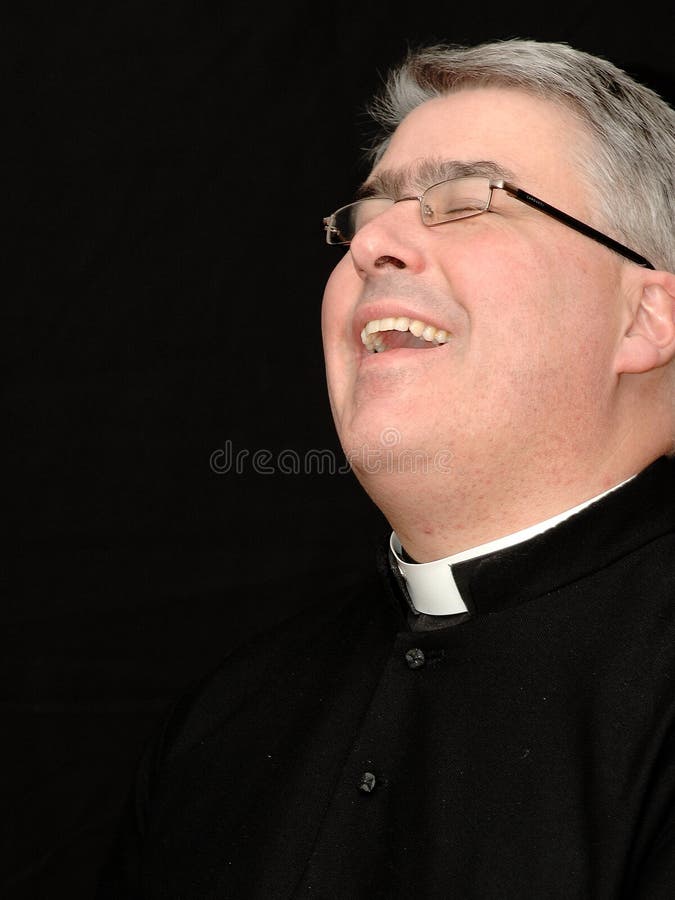 Worshipful priest stock image. Image of minister, black - 2150479