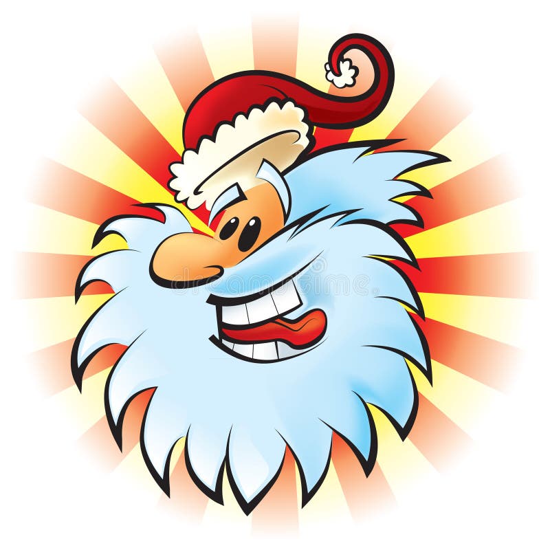 Laughing Santa stock vector. Illustration of speak, winter - 16782337