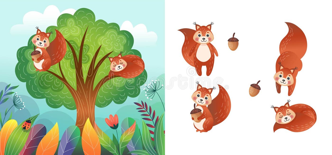 Hilarious Squirrels Stock Illustrations 29 Hilarious Squirrels Stock