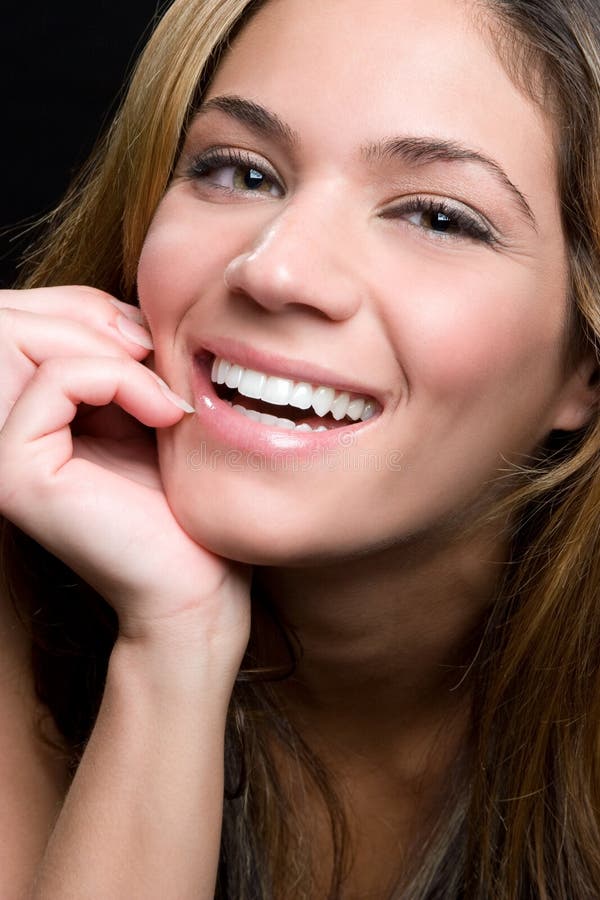 Laughing Woman stock photo. Image of smiling, portrait - 10071548
