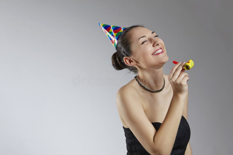 Laughing woman having fun stock image. Image of attractive - 51179969