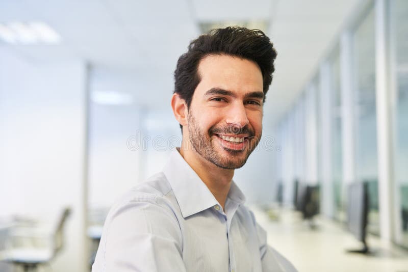 Laughing Young Business Man As a Startup Founder Stock Photo - Image of ...