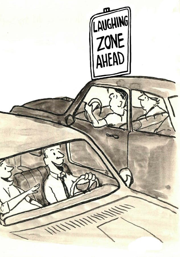 Laughing Zone Ahead stock illustration. Illustration of peanuts - 42466777