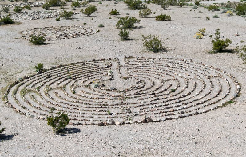The Laughlin Labyrinths, Laughlin, Nevada Stock Image - Image of ...