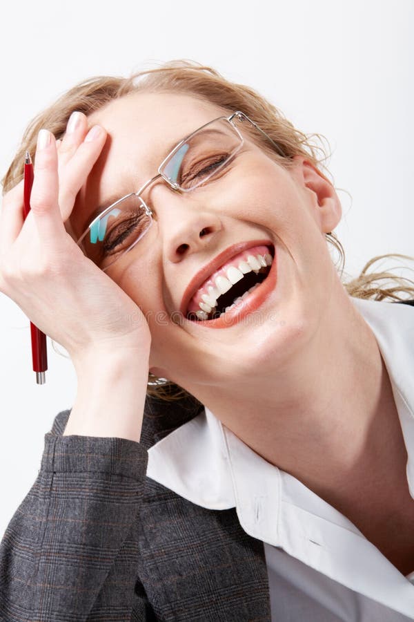 Laughter stock photo. Image of emotion, employee, executive - 15302314