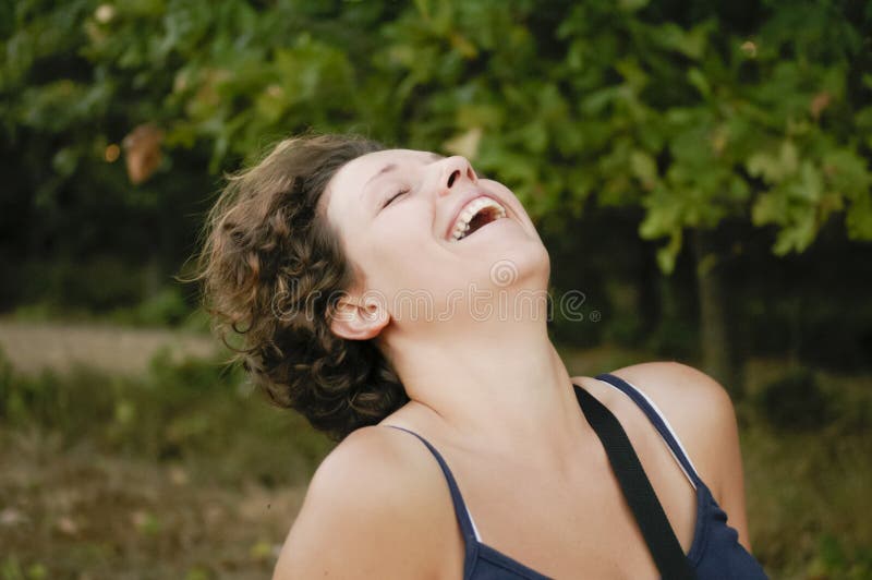 Laughter stock photo. Image of charming, forest, laughter - 23399026