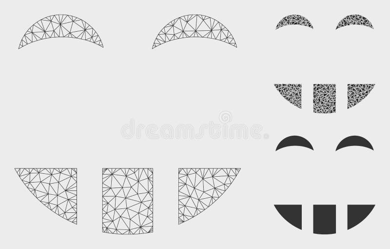 Laugth Smiley Vector Mesh Carcass Model and Triangle Mosaic Icon Stock ... Laugth Smiley Vector Mesh Carcass Model and Triangle Mosaic Icon Stock ...