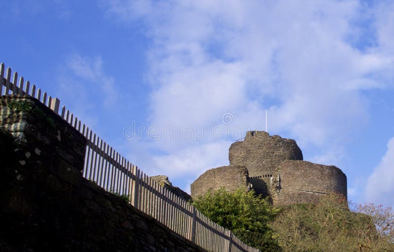 Views of Launceston Castle Cornwall, on a Bright Uncrowded Winters Day ...