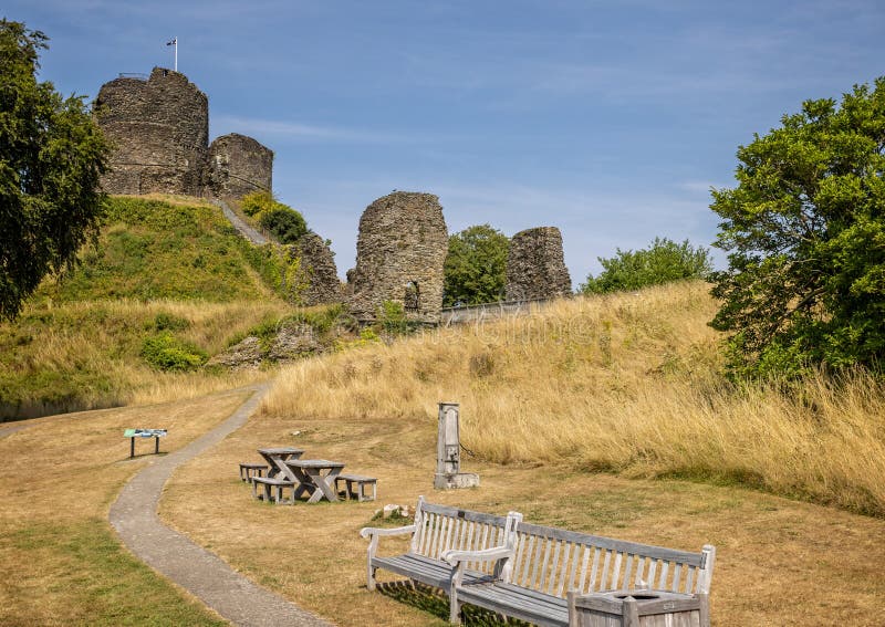 Launceston Medieval Castle and Round Tower in Launceston, Cornwall, UK ...