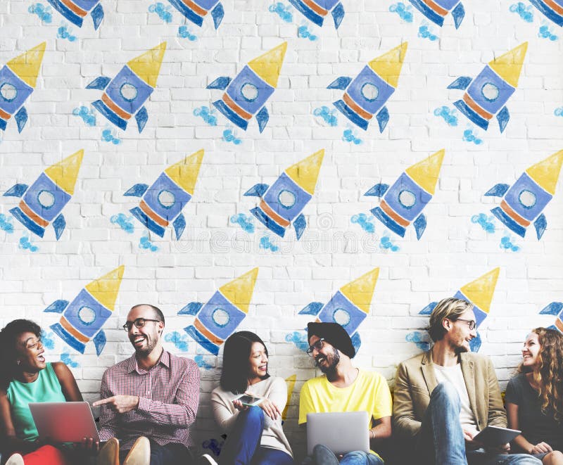 Launch Ignition Create Innovation Rocket Concept Stock Image - Image of ...