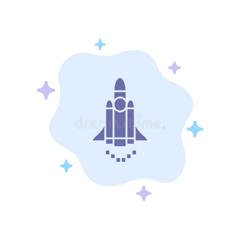 Launch, Launching, Marketing, Promote Blue Icon on Abstract Cloud ...