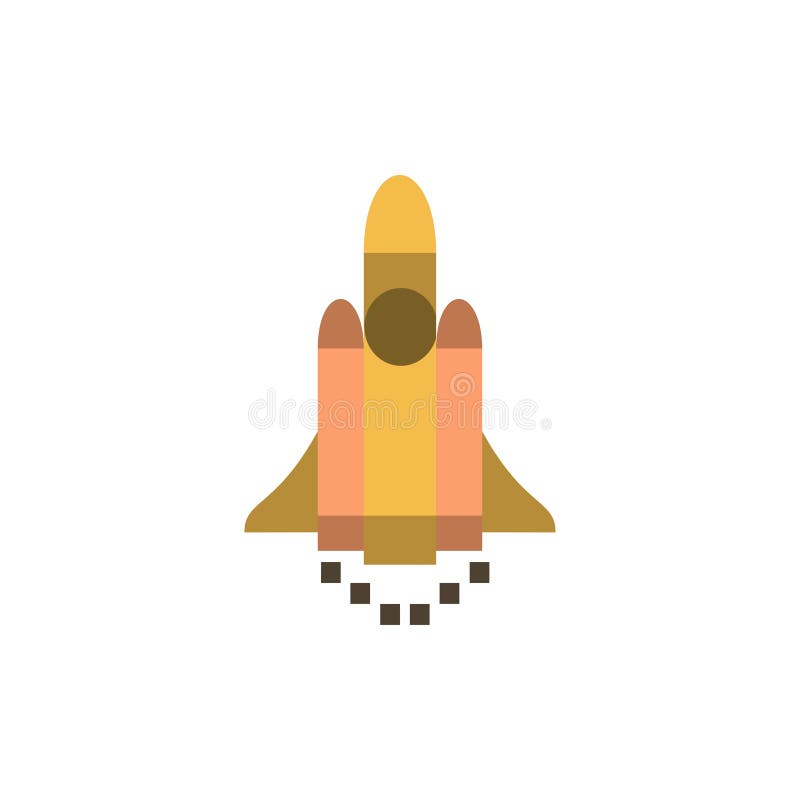 Launch, Launching, Marketing, Promote Flat Color Icon. Vector Icon ...