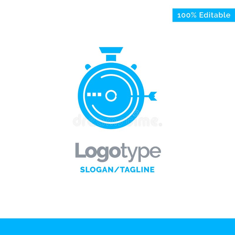 Launch, Management, Optimization, Release, Stopwatch Blue Solid Logo ...