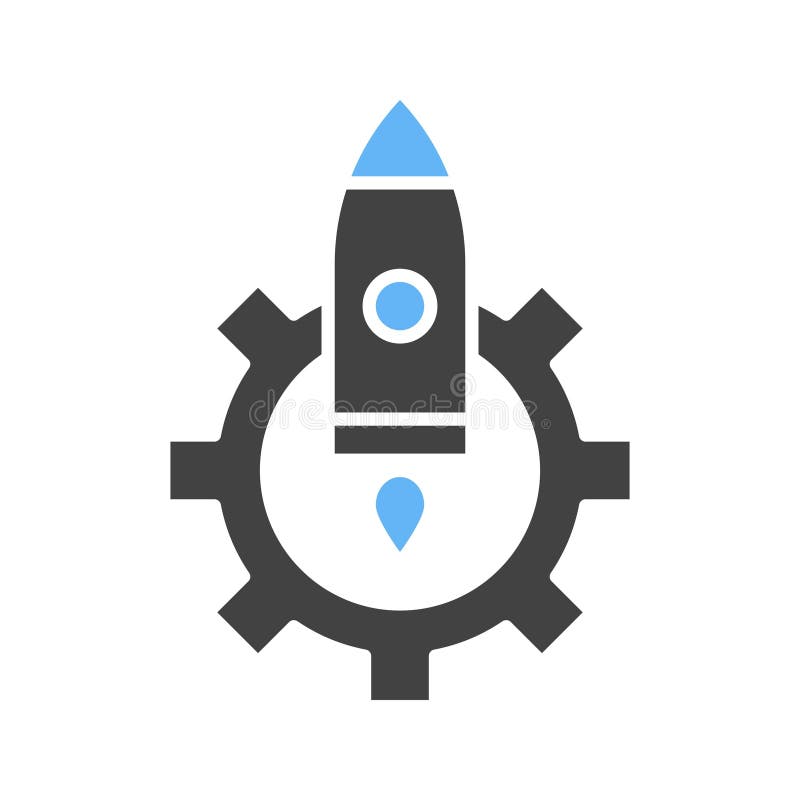 Launch Optimization Icon Image. Stock Vector - Illustration of astronomy, stopwatch: 290212280