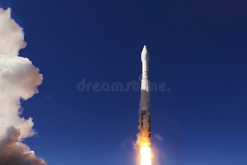 The Launch of the Spacecraft into Space. Elements of this Image ...