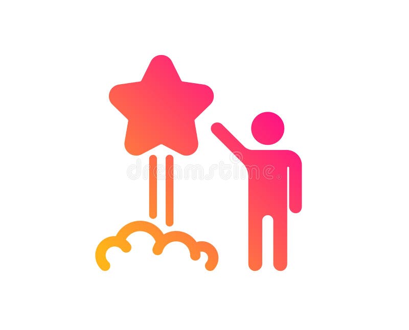 Launch Star Icon. Feedback Rating Sign. Vector Stock Vector ...